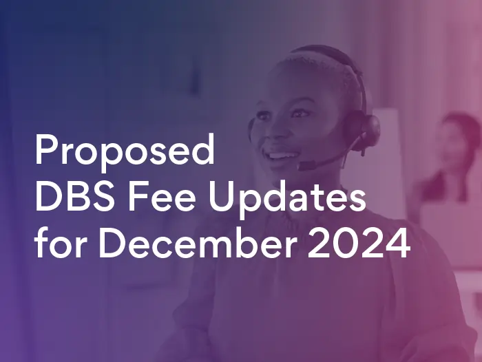 Upcoming Changes to DBS Check Fees- 2nd December 2024